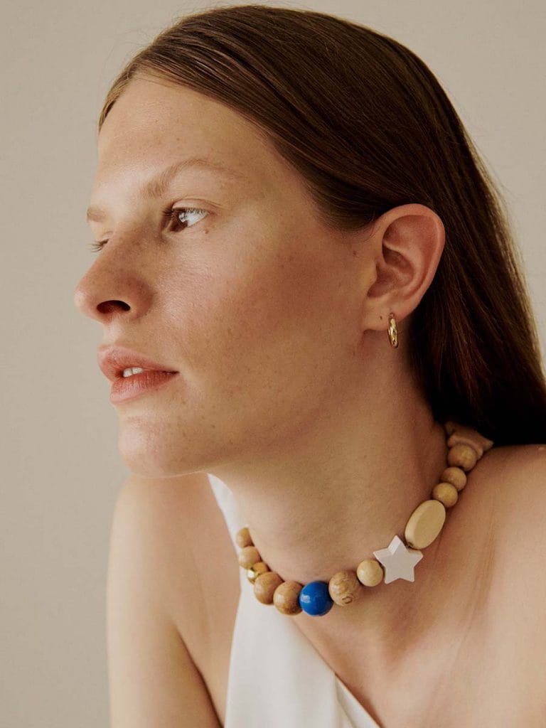 COLLIER GLASS BEADS – MALAIKARAISS